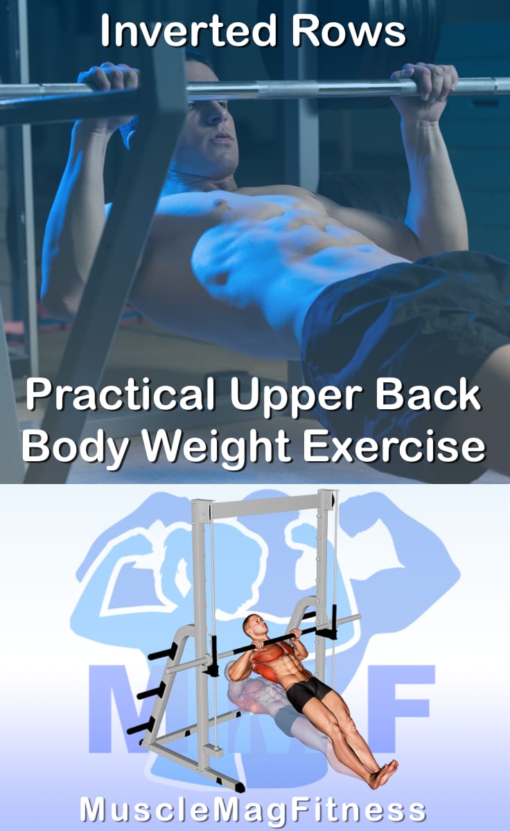 Inverted Rows: Practical Upper Back Body Weight Exercise