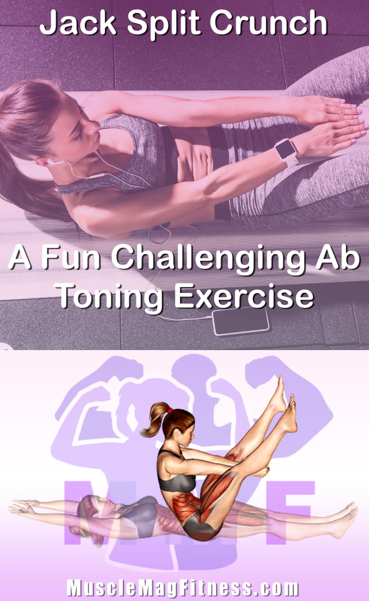 Jack Split Crunch: A Fun Challenging Ab Toning Exercise